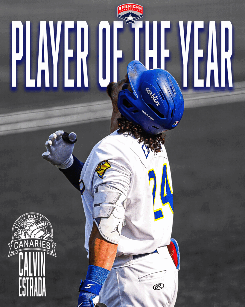 Canaries Land Three on Postseason All-Star Team; Estrada Wins MVP, Batting Title - Sioux Falls ...