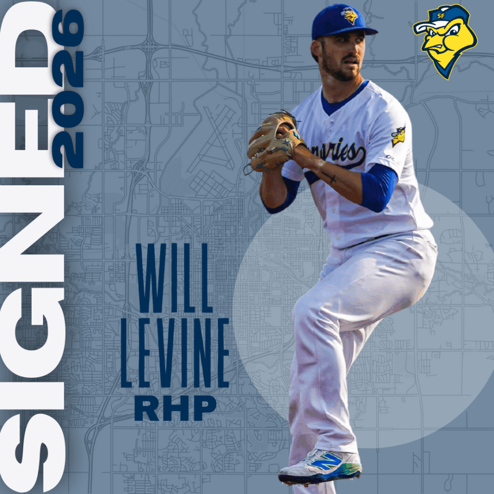 Canaries Re-Sign RHP Will Levine for 2026 Season - Sioux Falls Canaries